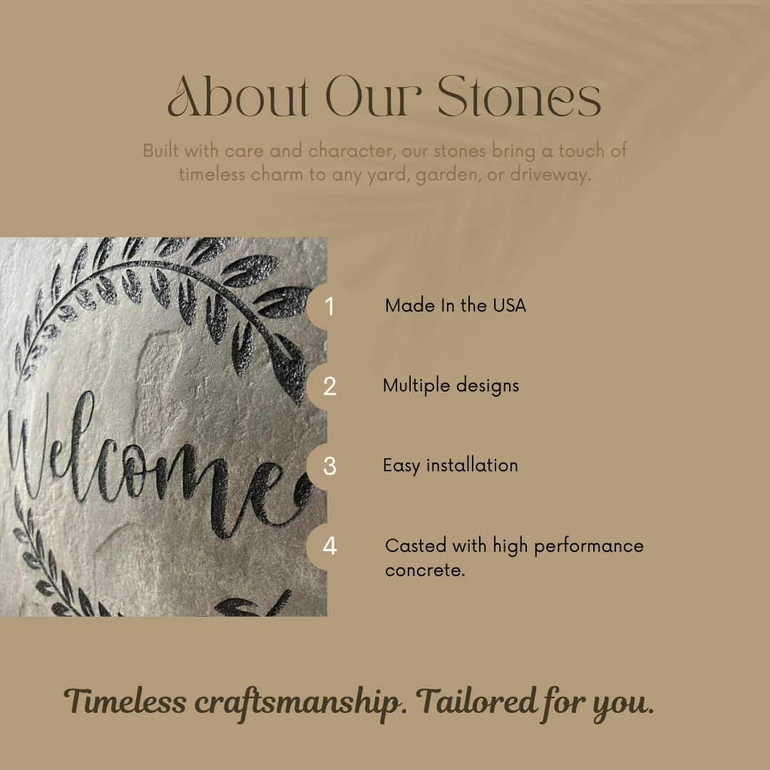 Family Name Stone – Custom Engraved Yard Rock | Personalized Outdoor D ...