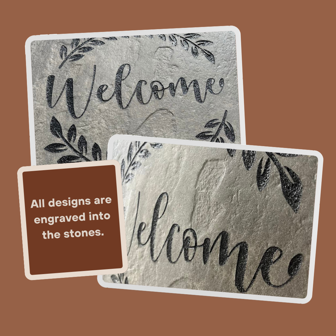 Family Name Stone – Custom Engraved Yard Rock | Personalized Outdoor D ...